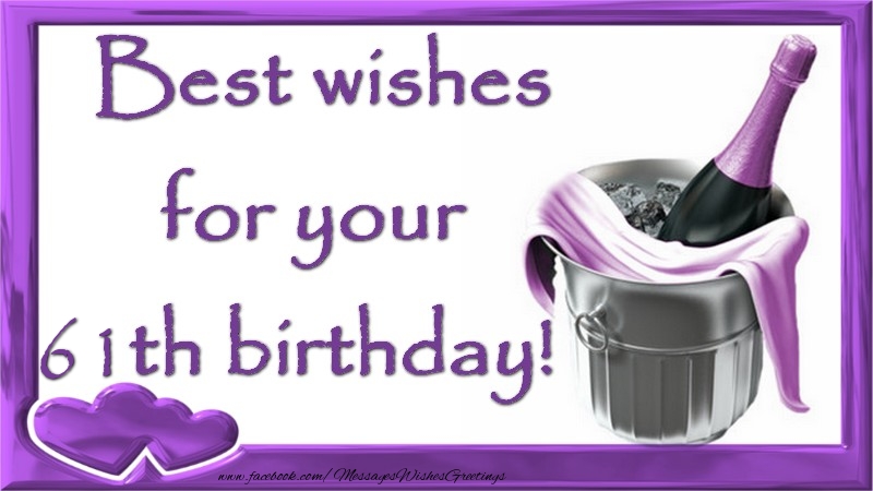Happy Birthday 61 Years Messageswishesgreetings